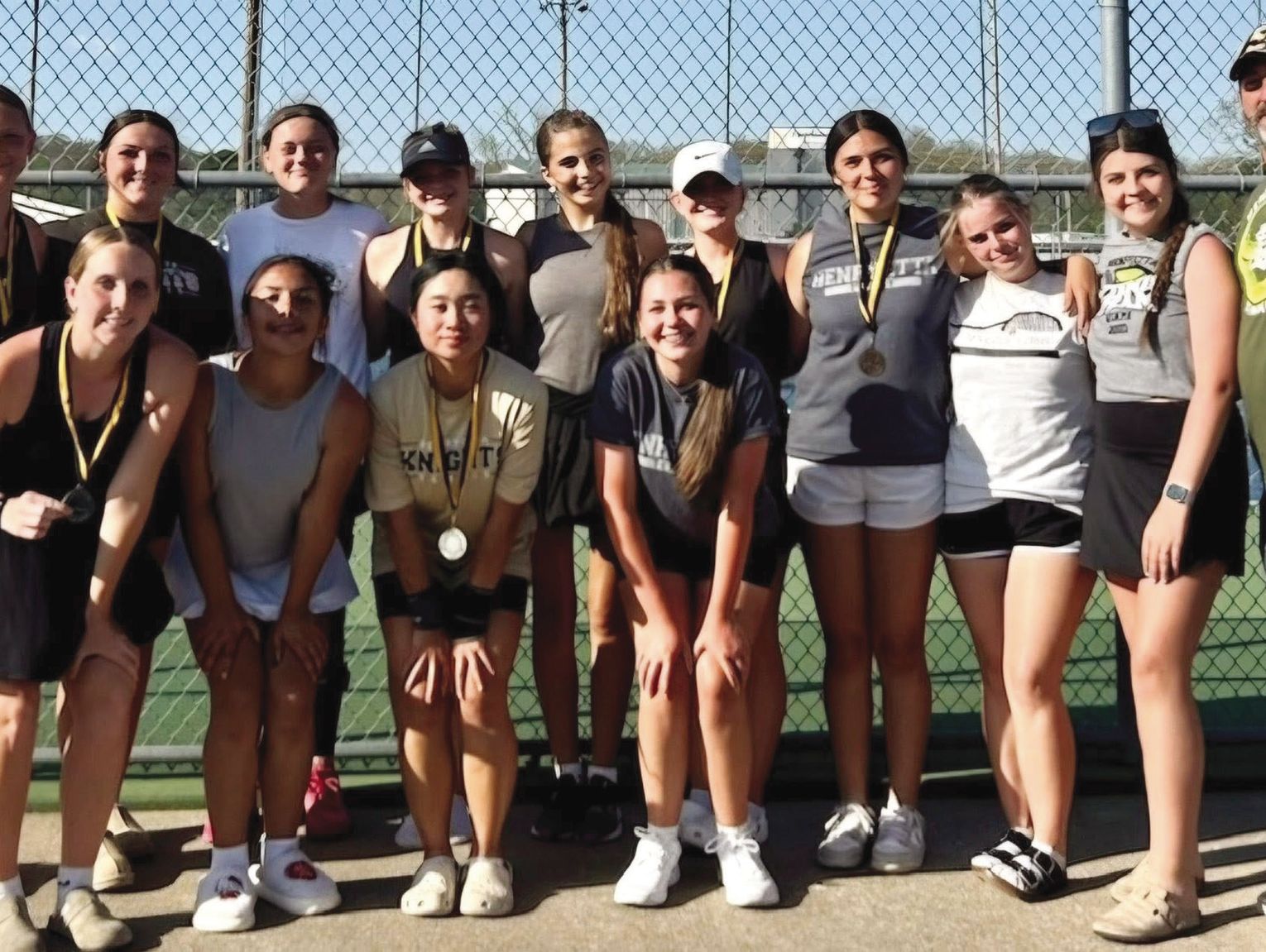 HHS girls tennis serves up success at home